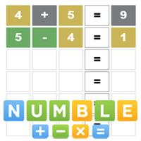 Numble- Free Math Fact Number Puzzle Game